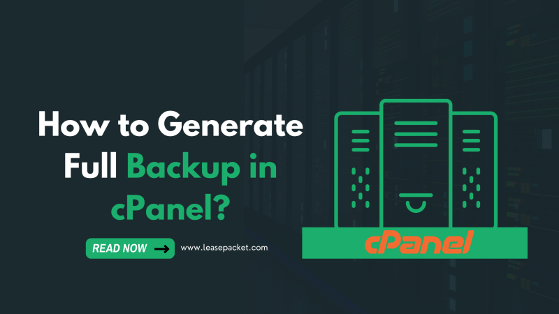 How to Generate Full Backup in cPanel?