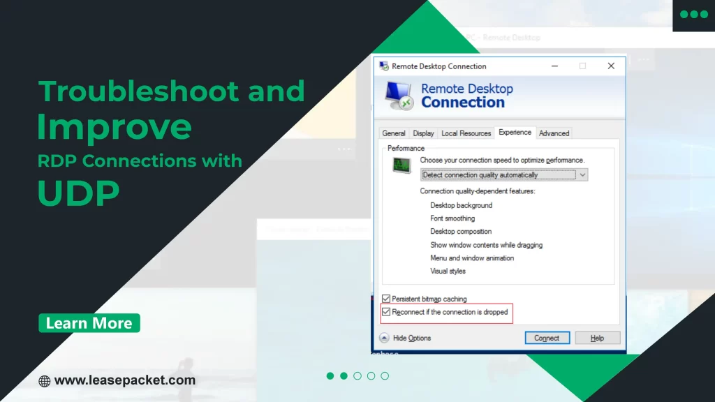 Troubleshoot and Improve RDP Connections with UDP